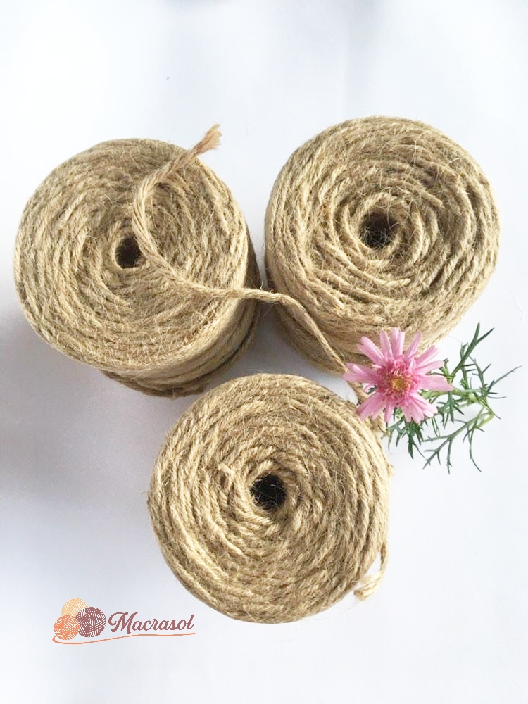Yute Natural 2.5 mm 500 gramos – Macrasol